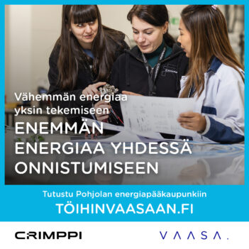 We are part of Vaasa's major recruitment campaign 2025 - Crimppi
